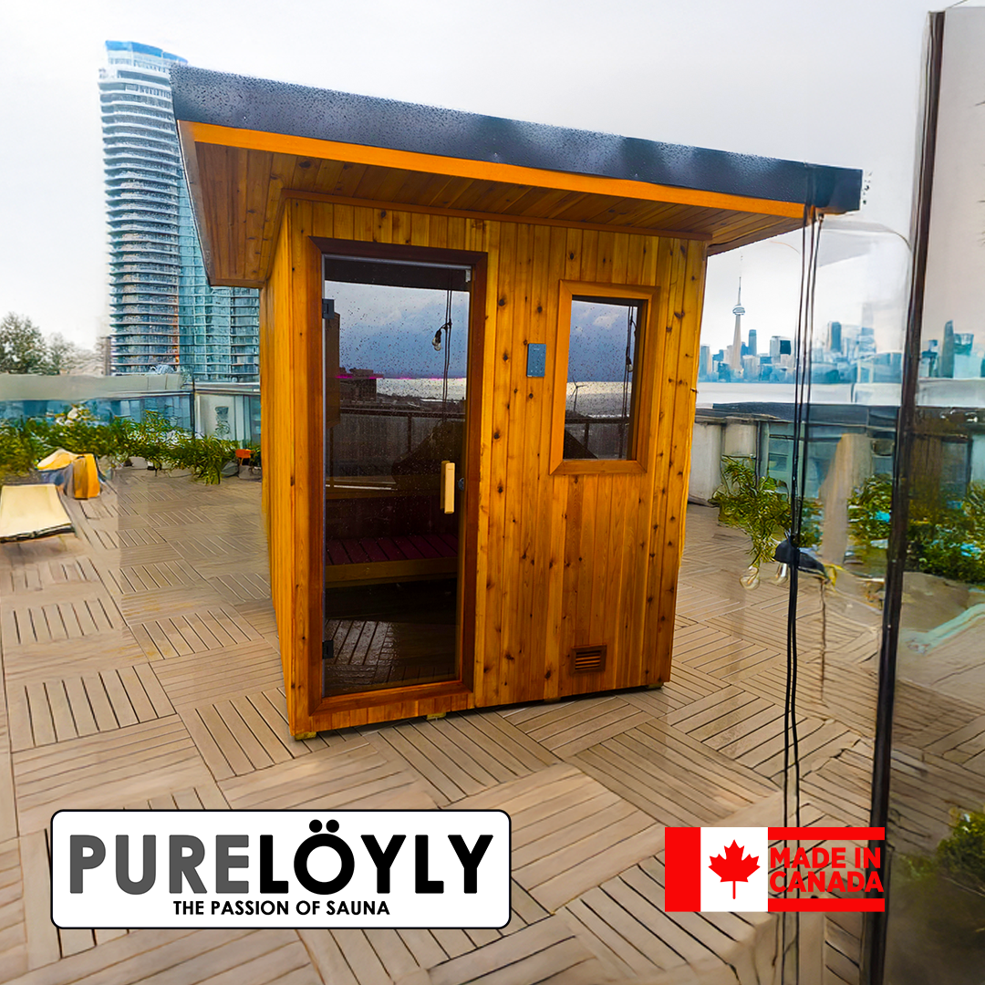 Pure Löyly 6x6 Outdoor Sauna – Swim Sweat & Chill